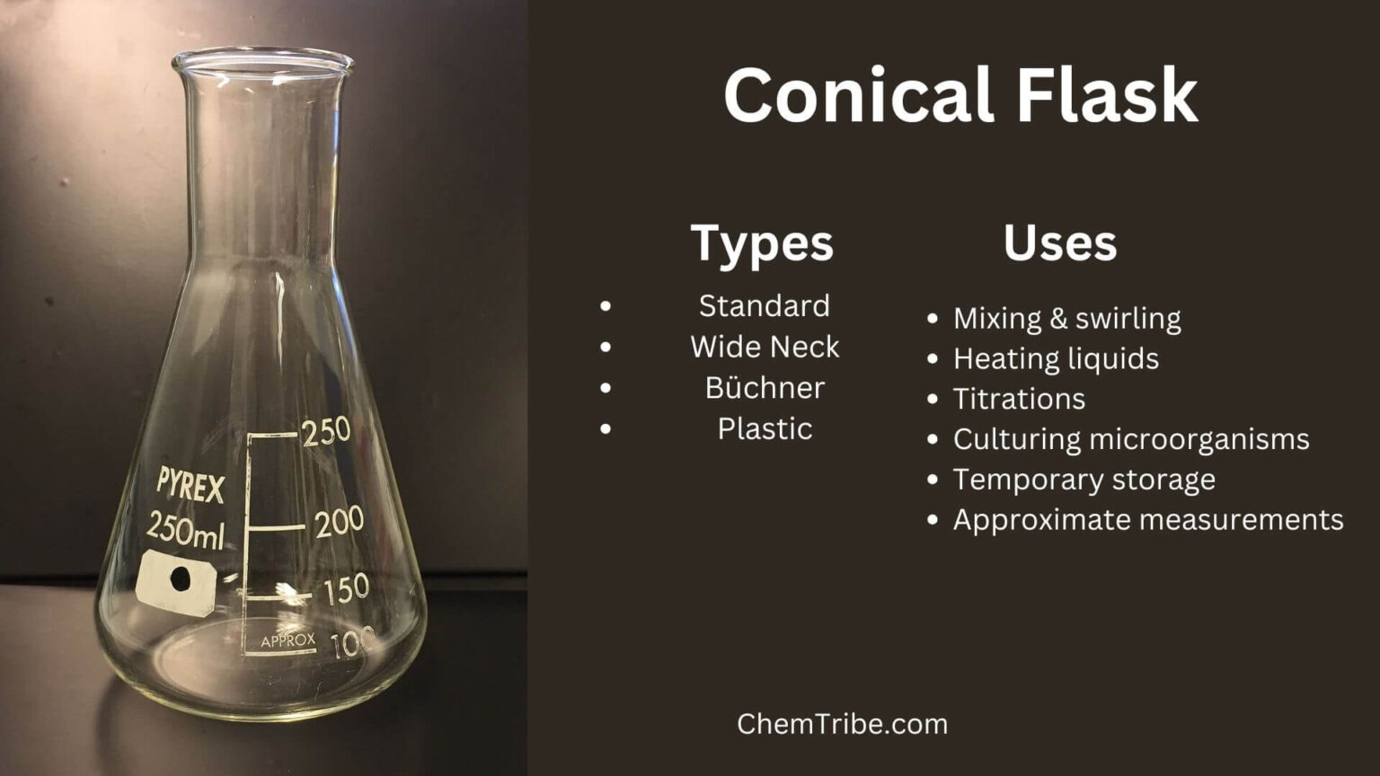 Conical Flask: Features, Uses, & Types - ChemTribe